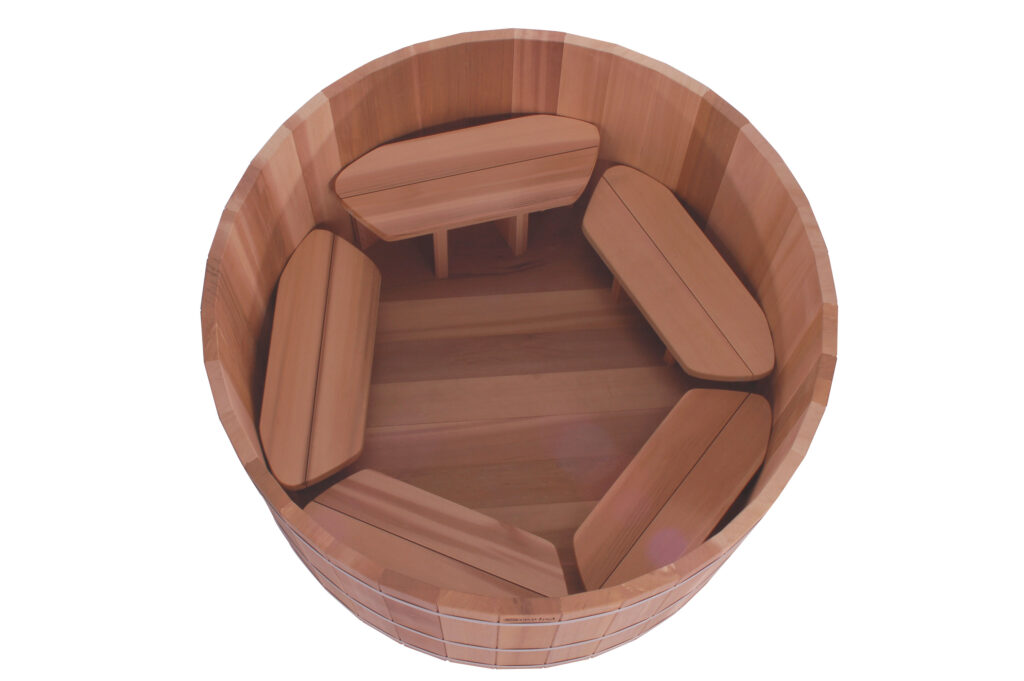 5'X3' Jetted Power Pak™ Cedar Hot Tub Package - Snorkel Hot Tubs