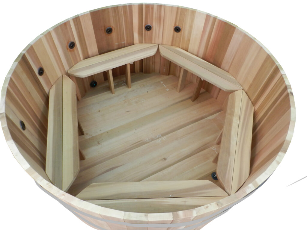 8'x4' Soaking Power Pak™ Cedar Hot Tub Package - Snorkel Hot Tubs